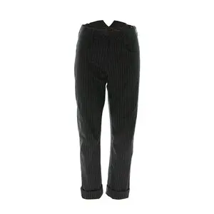 SILVIA SERBAN Boyfriend Pants - Black