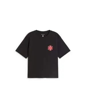 THINKING MU Patched Sunny Lucia T-shirt - Black