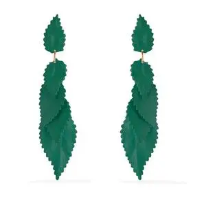 Pat’s Jewelry Branch Earrings - Green