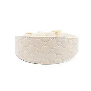 LOVEHOUND Neutrals Poochi Dog Collar Cream - White