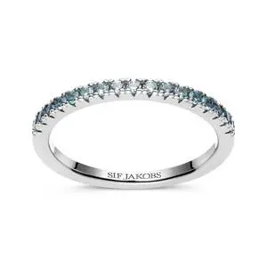SIF JAKOBS JEWELLERY Blue / Silver Ring Ellera Silver Blue Gradient - Blue/silver