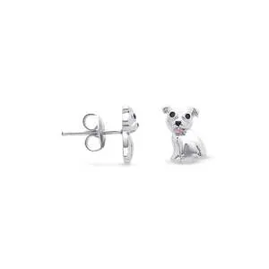 CLOUD HAVEN Pit Bull Stud Earrings - Silver