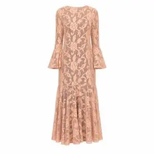 Carmen Says Jester Embroidery Midi Dress