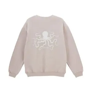 SAINT ONE CO. Prima Octo Sweatshirt Light Taupe - Brown