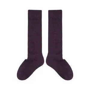 PEPER HAROW - MADE IN ENGLAND Wool Boot Socks - Purple