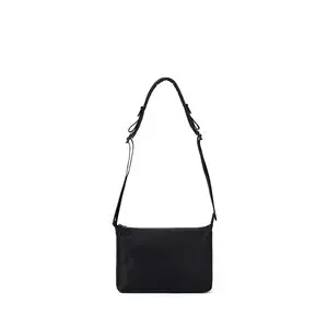 HAH ARCHIVE Round Stitch Crossbody Bag M Edition - Black