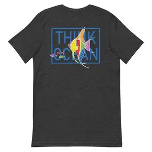 ANCHOR & CREW Think Ocean Embroidered Cotton T-shirt - Black