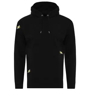 INGMARSON Bee Embroidered Hoodie - Black