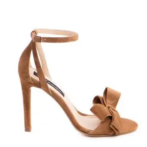 THE 5TH ELEMENT Neutrals Elise Camel Suede Sandals - Brown