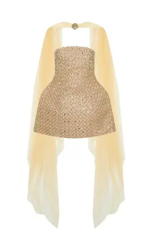 TUBA ERGIN Laguna Mini Dress - Gold