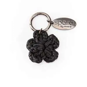 SPEIRA Bag Charm Flower Small - Black