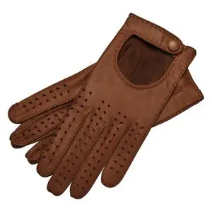 1861 GLOVE MANUFACTORY Monza Nappa Leather Driving Gloves For - Brown