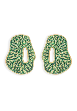 LAVANI JEWELS Magma Earrings - Green