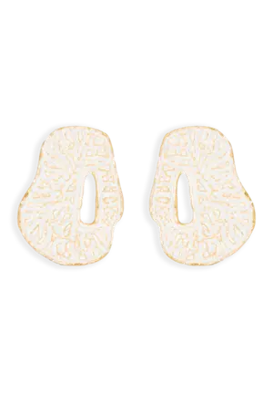 LAVANI JEWELS Magma Earrings - White