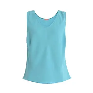 LALIPOP DESIGN Layered Chiffon Blouse - Blue