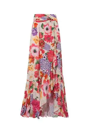 LUNA B Long Spirit Skirt – Ecru