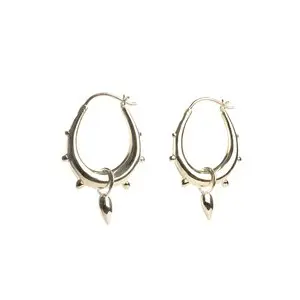 RIZE Tribal Spike Hoops Sterling - Silver