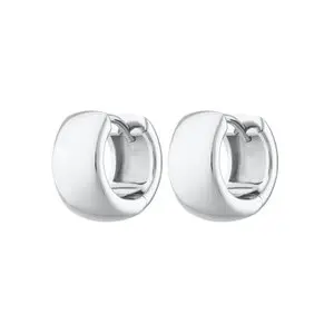 SCREAM PRETTY Super Chunk Huggie Earrings Silver