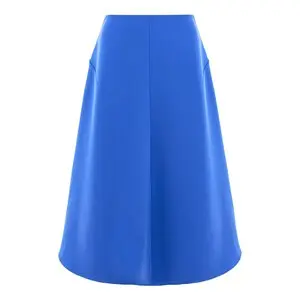 CONCEPT A TROIS Royal A-line Skirt - Blue