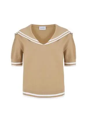 SALANIDA Vento Sailor Top Beige - Brown