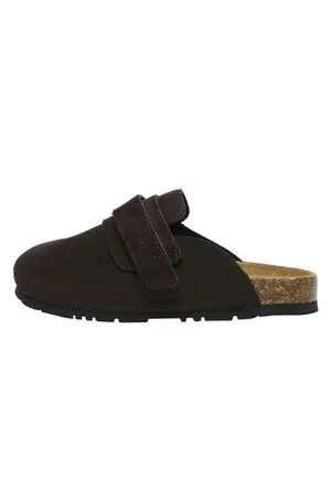 EVERAU AUSTRALIA Norfolk Leather Sandals In Chocolate - Brown