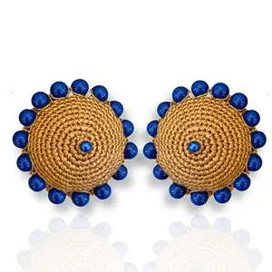 PINAR OZEVLAT Dome Studs Camel