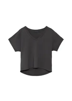 WEARTWO LONDON Athena Short Sleeve V-neck Top