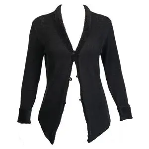 MAISON BOGOMIL Button-up Knit Top - Black