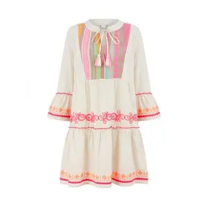 YUMI Embroidered Cotton Tunic