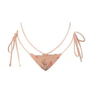 IVY SWIMWEAR Aster In Plaid Bikini Bottoms - Pink