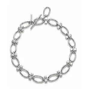 JAREDJAMIN Reign Plated Brass Link Chain Necklace - Silver