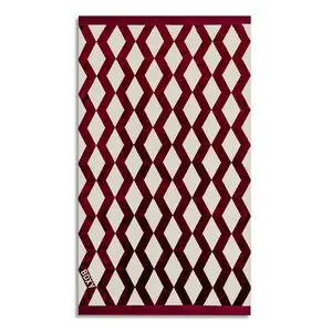 BDXY STUDIO Neutrals / The Wrap Towel Mirrorzag Burgundy - Red