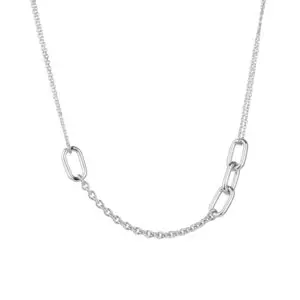SPERO LONDON Sterling Chain & Link Necklace - Silver