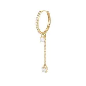 DYAMKA Paved Creole Chain Loop Yellow - Gold