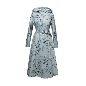 RAINSISTERS Neutrals Light Trench Coat For Spring: Minty Meadow - Green