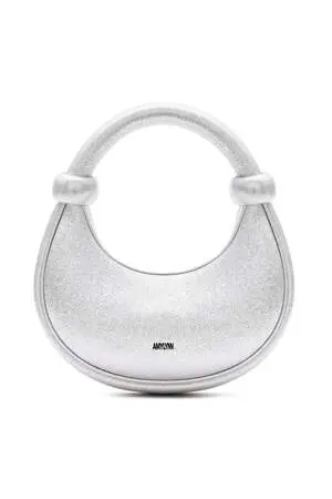 AMY LYNN Kyoto Sparkle Leather Crossbody Crescent Bag