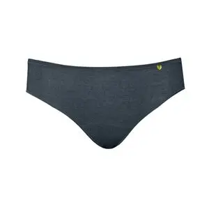 ZD ZERO DEFECTS Mid-rise Diana Briefs In Soy Fiber Breathable & Antibacterial Color Graphite - Grey