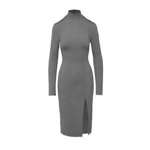 MANDRAGORA Elegant Fitted Viscose Knee-length Dress – Laurell