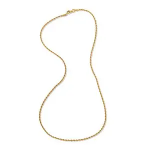 A WEATHERED PENNY Long Delicate Rope Chain - Gold