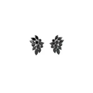 STEPHANIE BROWNE AUSTRALIA Black / Silver Rock Star Earrings Jet - Black/silver