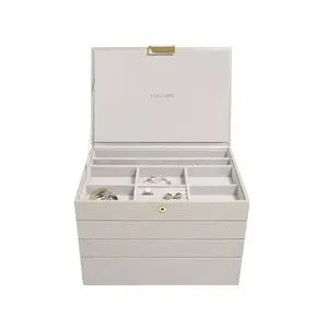 STACKERS Putty Croc Classic Jewelry Box Set Of Four - Green