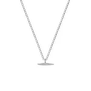 TORY LONG The Bar Necklace - Silver