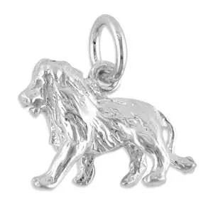 KAIZARIN Leo Lion Zodiac Charm On Chain - Silver