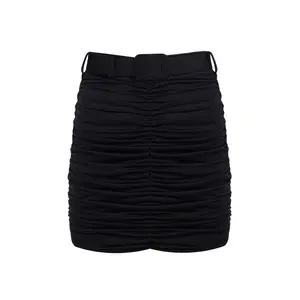 NUR KARAATA San Teodoro Ruched Mini Skirt