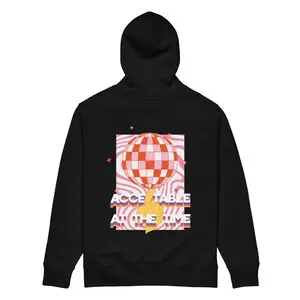 ANCHOR & CREW Organic Cotton Embroidered Heavyweight Hoodie - Black