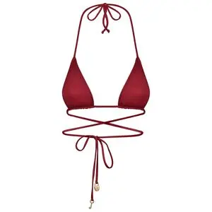 BIANCA RESORTWEAR Yasmin Bikini Top In Cherry - Red