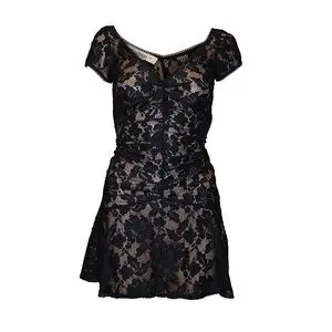 LOVE AND NOSTALGIA Courtney Lace Mini Dress