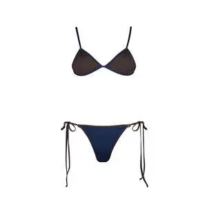 ANEMOIA Onyx -navy Studded Bikini - Brown