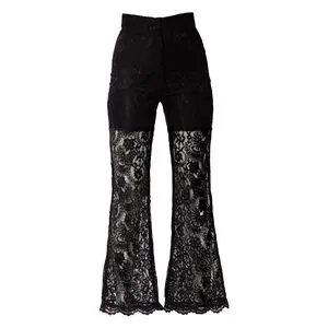MAISON BOGOMIL High Waisted Lace Bell Bottom Pants