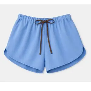 YORSTRULY Sporty Silk Shorts Serenity - Blue
